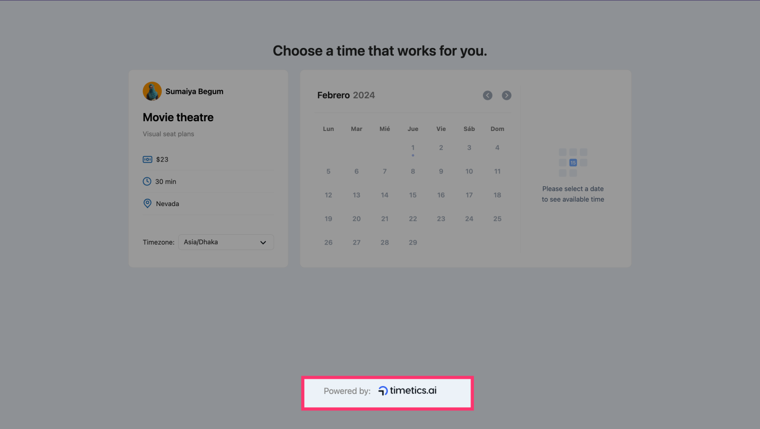 Custom Branding (White Label) – Timetics