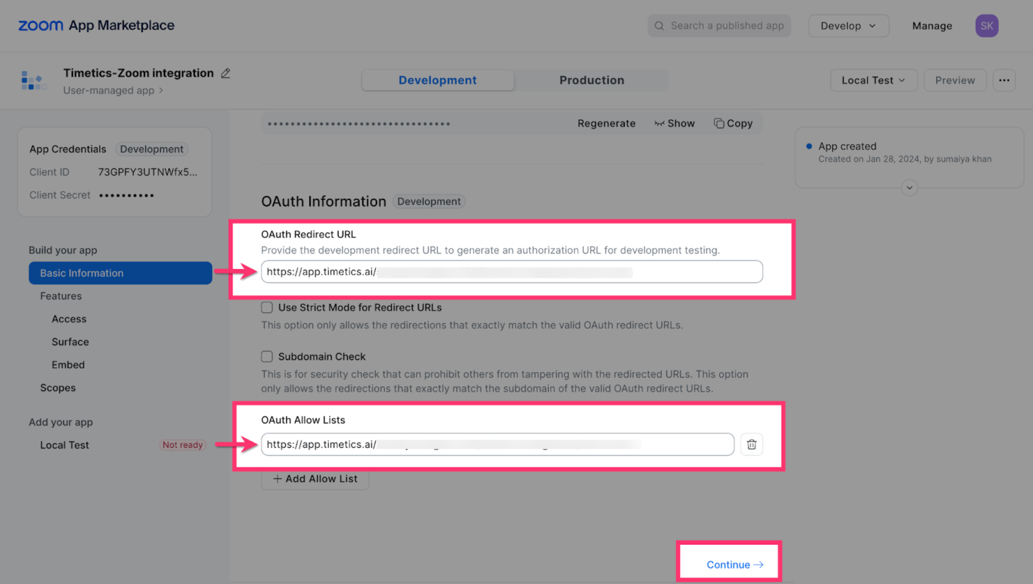 Zoom Integration – Timetics